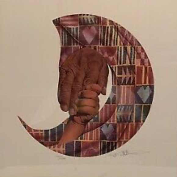 Art | 1995 Keith Mallet Studio Hands Of Time 8x9 Hands Of Time Picture ...